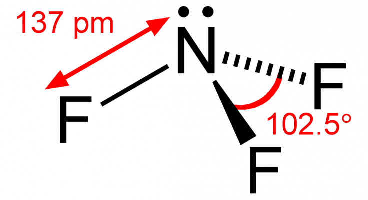 NF3 Lewis结构，分子几何，杂交，极性，和MO图-技术科学家万博网页版 - 万博网页版,万博体育app手机版登录